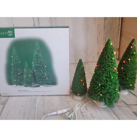 Department 56 | Holiday | Dept 56 52823 Village Twinkling Lit Trees ...